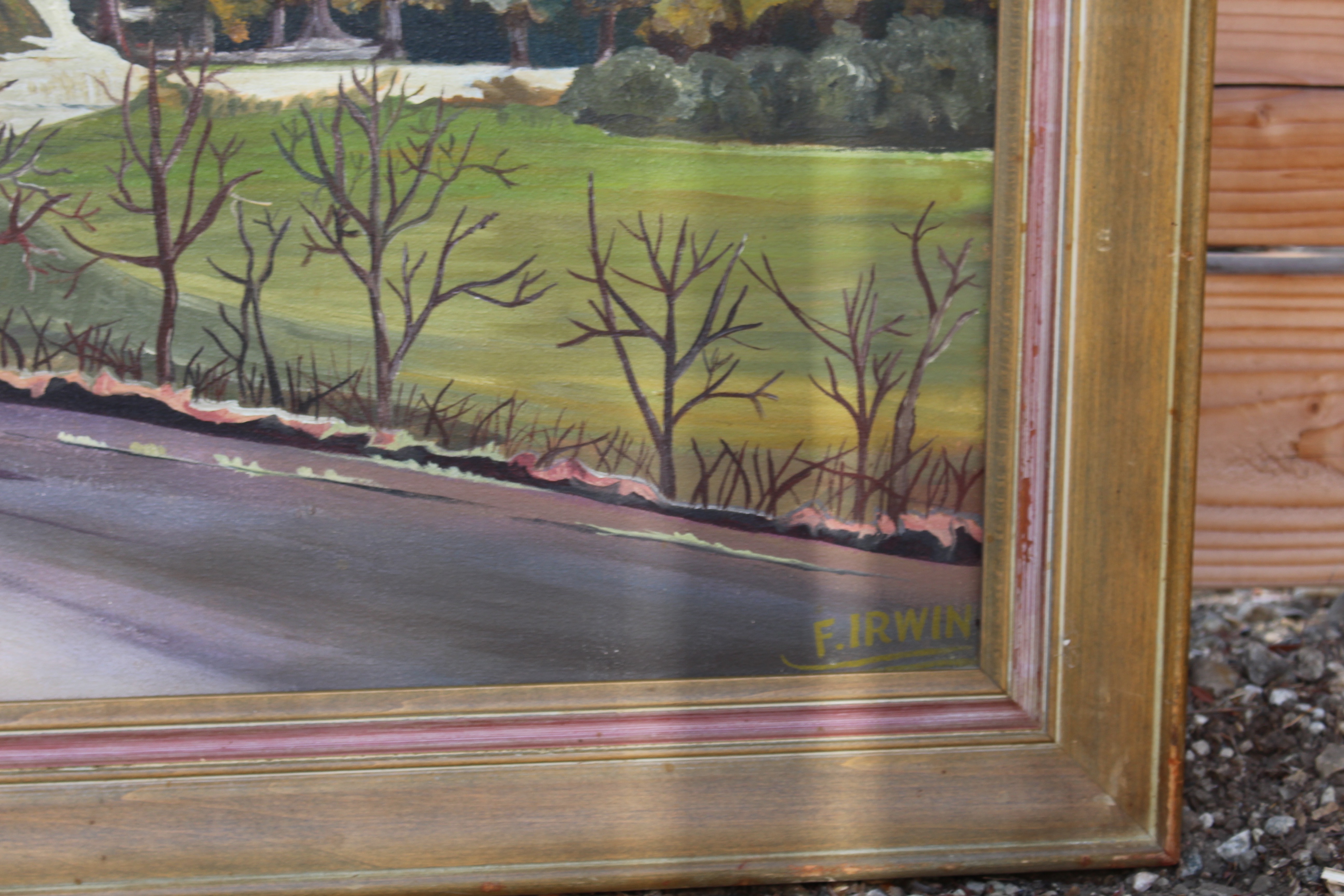 F. Irwin Signed Oil Painting | EBTH