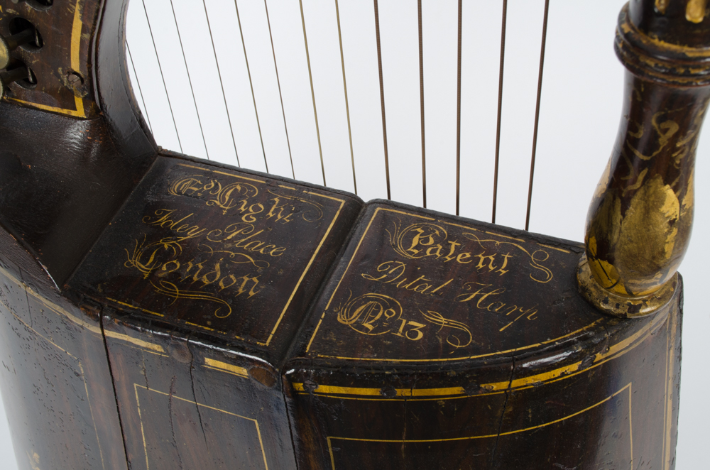 Antique Dital Harp and Case | EBTH
