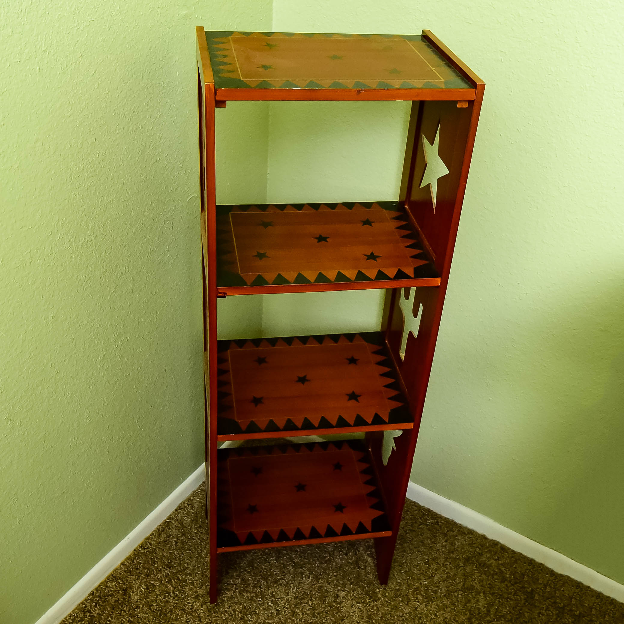 Western Themed Wooden Shelf | EBTH