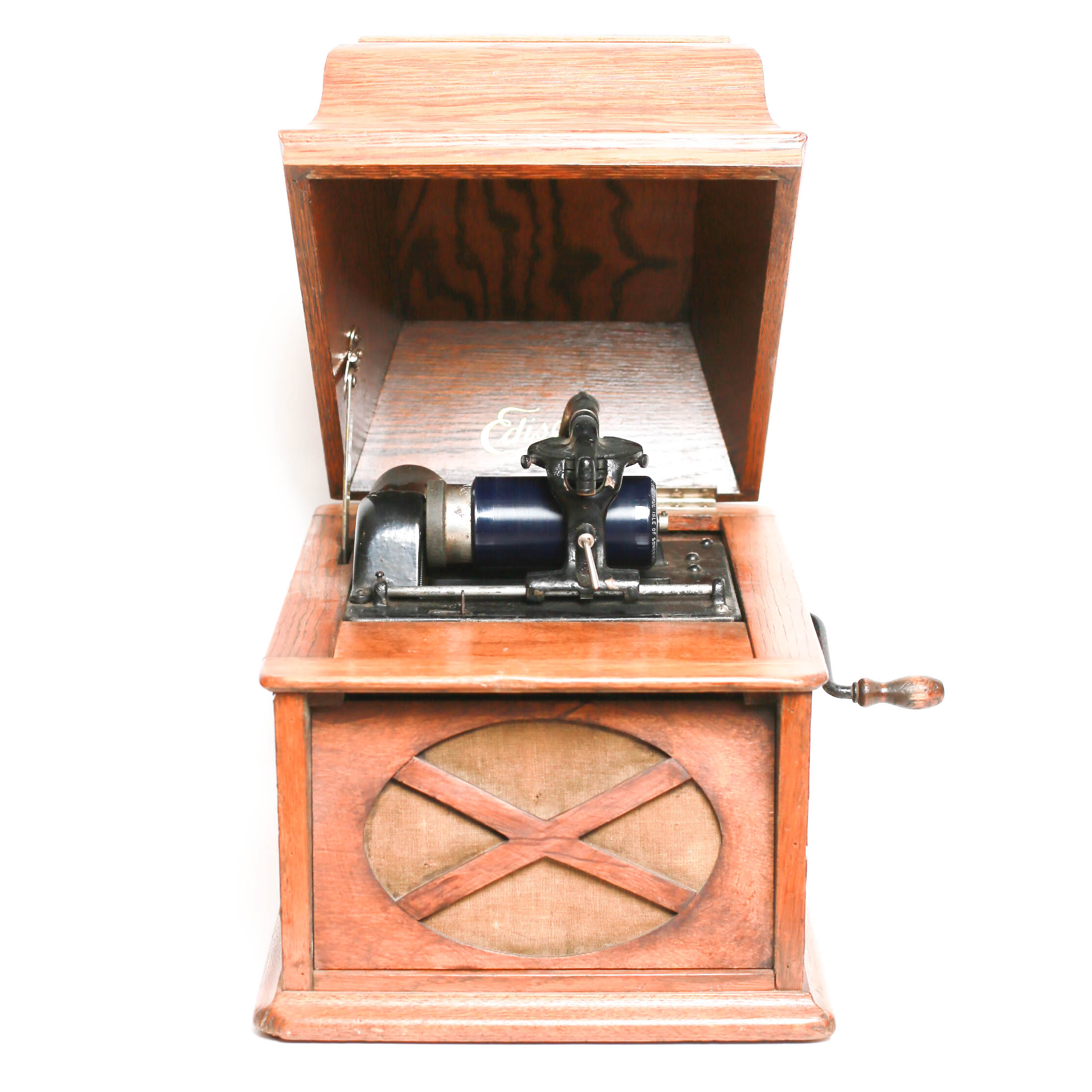 Edison Amberola 30 Phonograph Cylinder Record Player with Five Wax ...