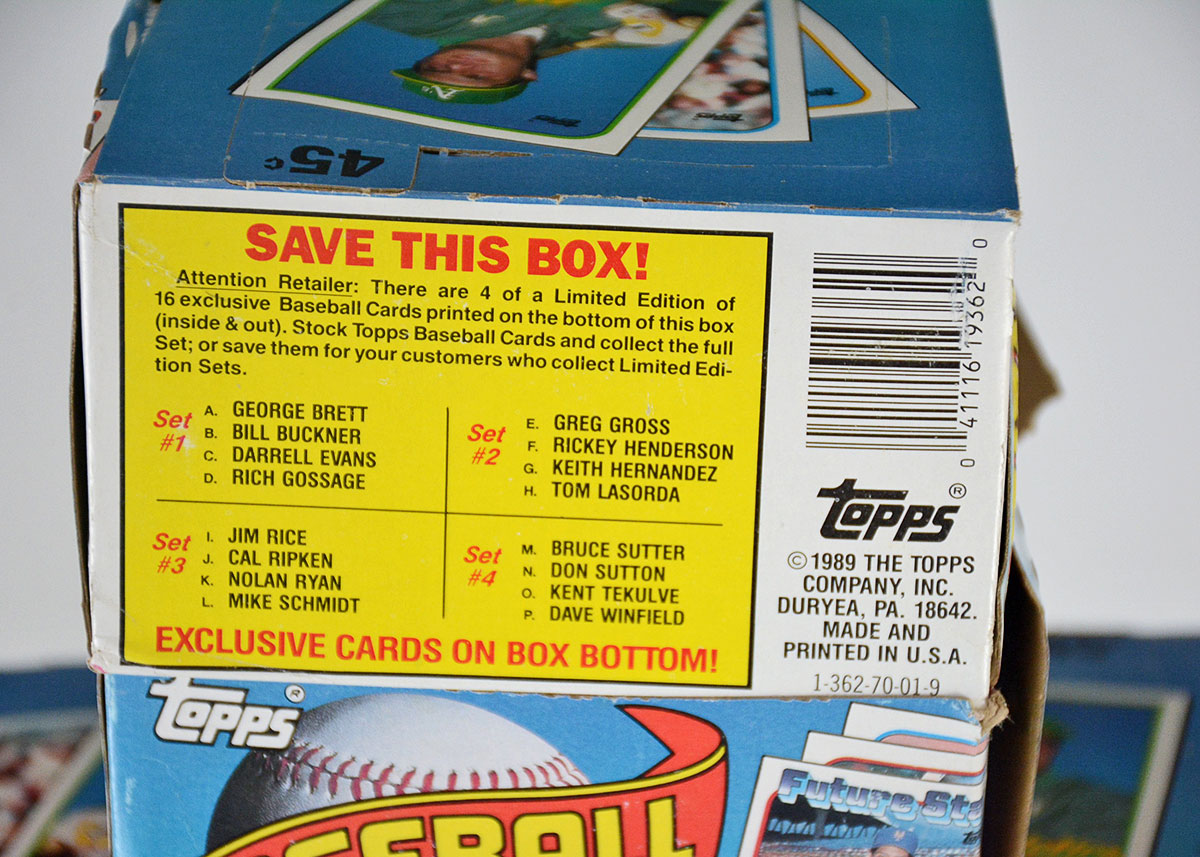 34 Boxes of 1989 Topps Baseball Cards | EBTH