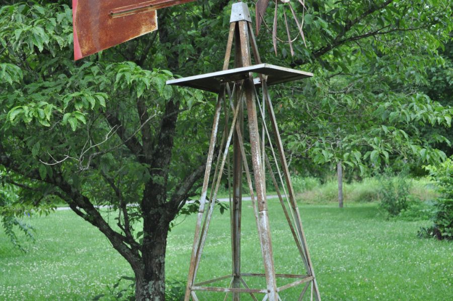 Large Metal Windmill | EBTH