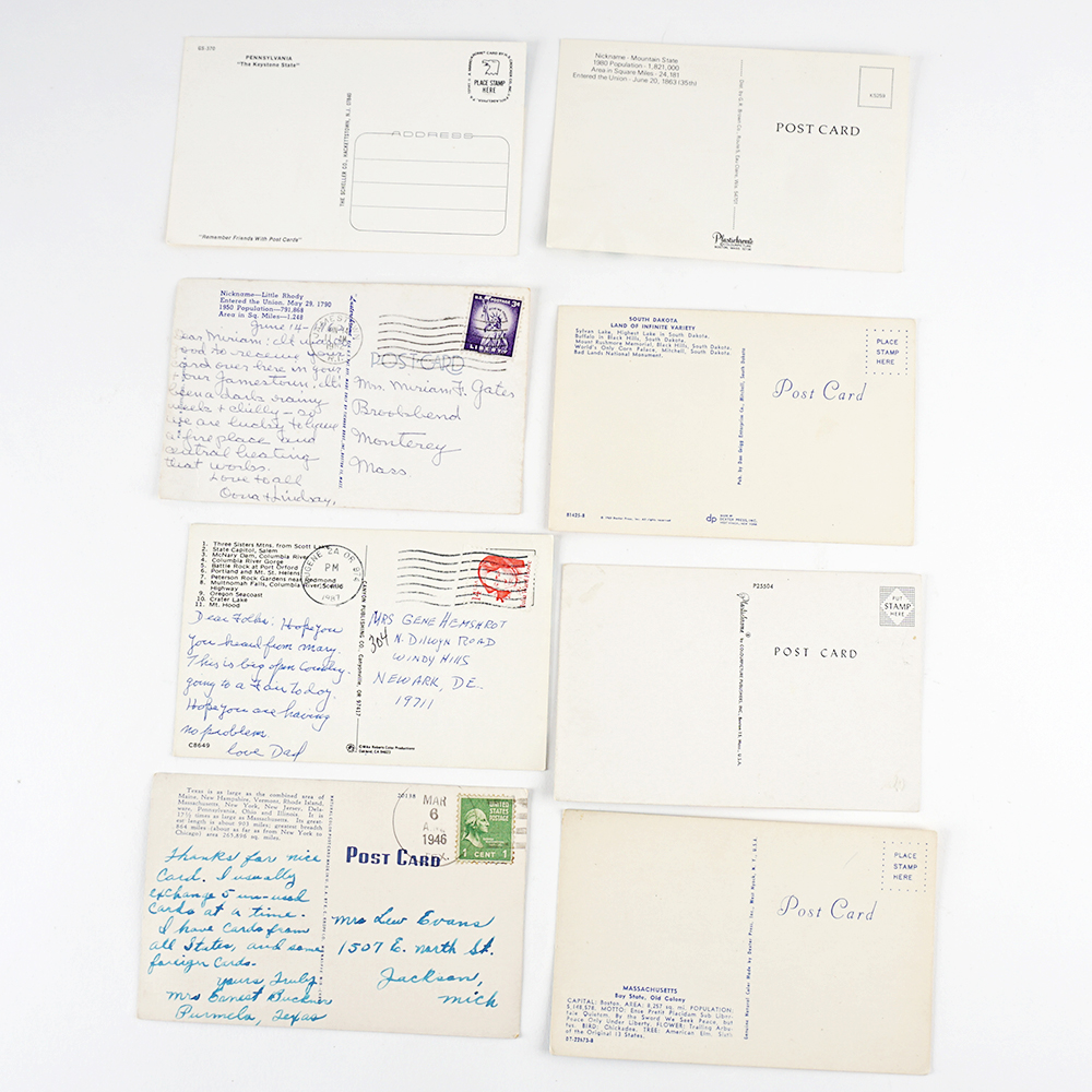 Travel Postcard Maps | EBTH