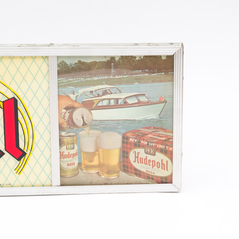 Vintage Light Up Hudepohl Beer Sign | EBTH