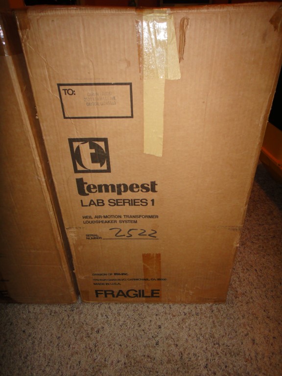 Two Tempest Lab Series Speakers in Cabinets | EBTH