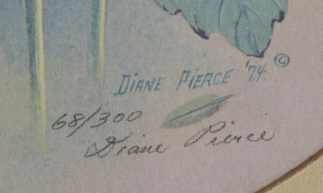 Diane Pierce Signed Limited Edition Hummingbird Print | EBTH