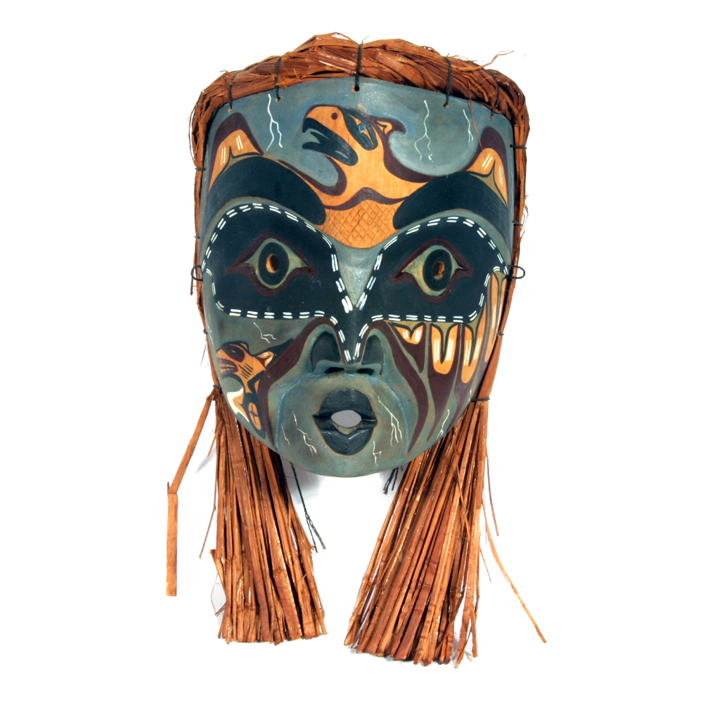 T. Enoch Corson Lummi Carved Wood Mask | EBTH