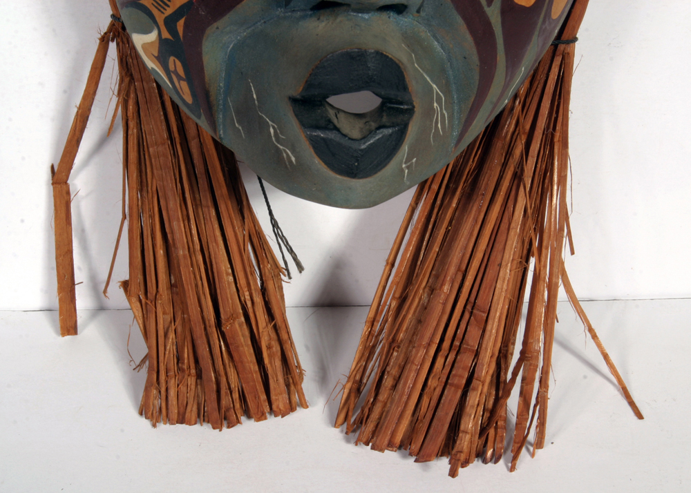 T. Enoch Corson Lummi Carved Wood Mask | EBTH