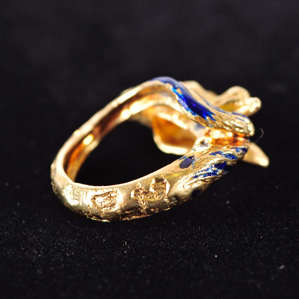 18K Gold Giraffe Ring | EBTH