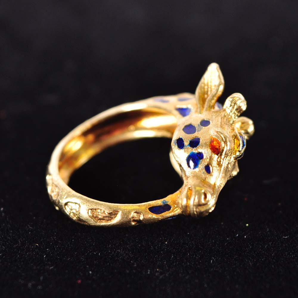 18K Gold Giraffe Ring | EBTH