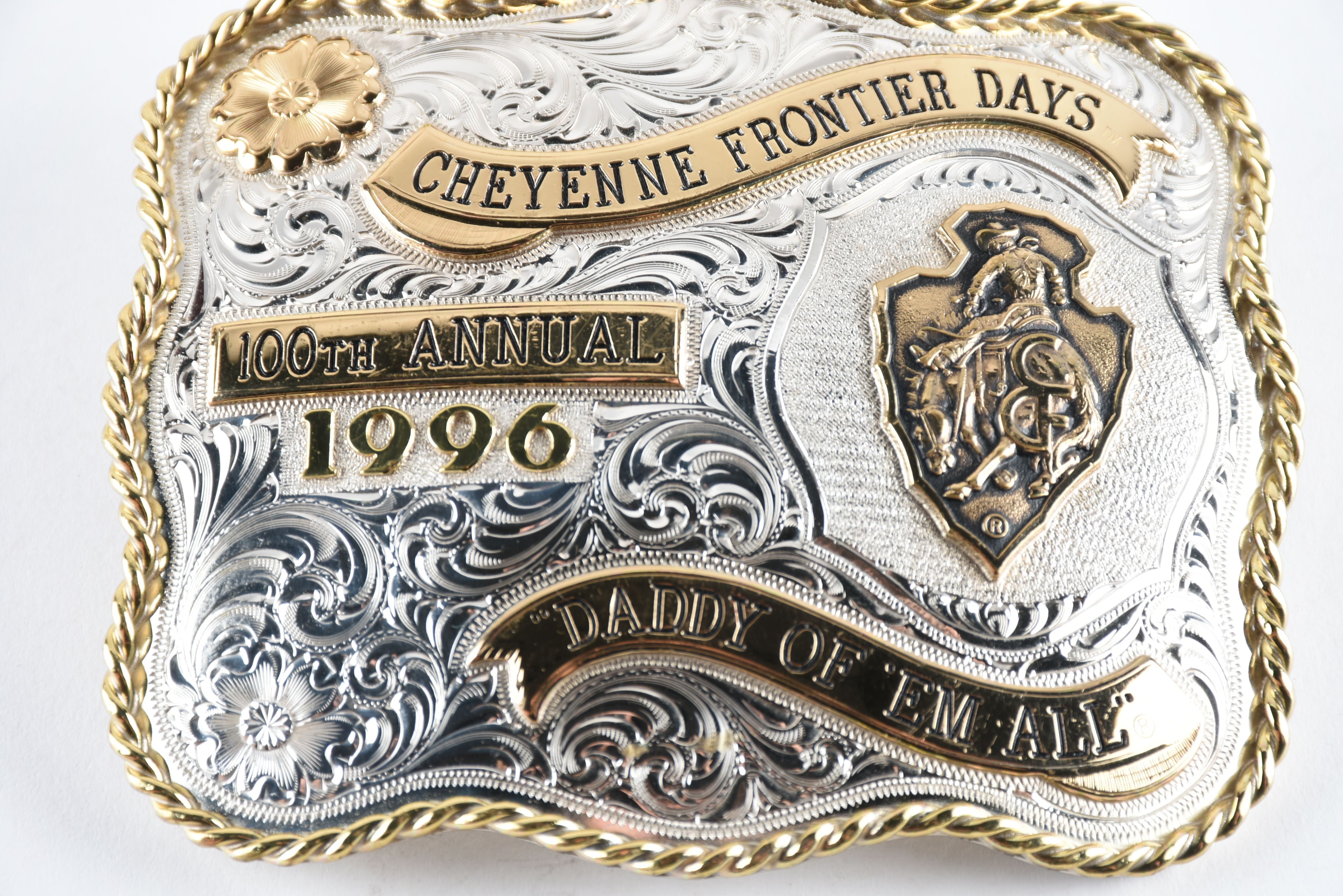 Cheyenne Frontier Days 100th Annual 1996 "Daddy Of 'Em All" Two Tone ...