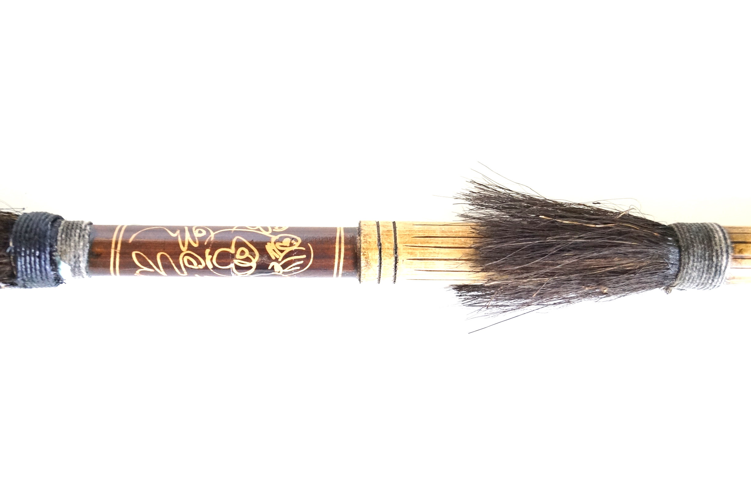 Handcrafted Indonesian Tribal Blow Dart Gun, Darts and Pouch | EBTH