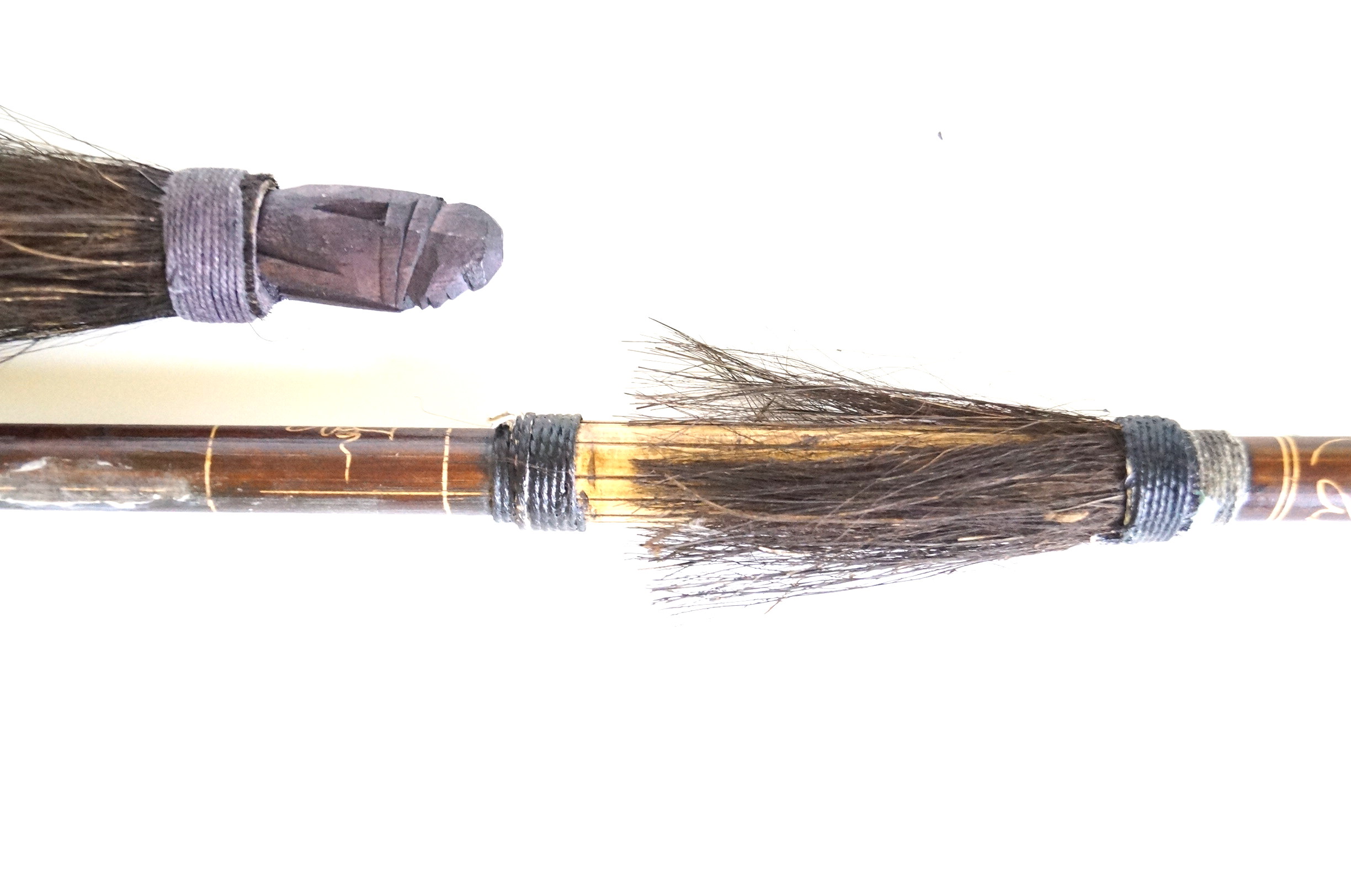 Handcrafted Indonesian Tribal Blow Dart Gun, Darts and Pouch | EBTH