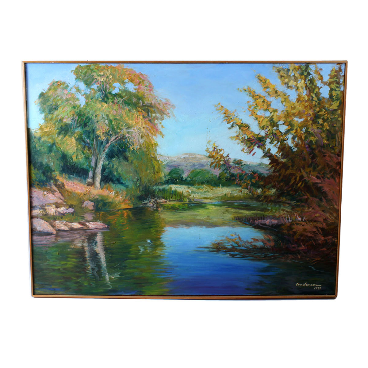 "October at the Source" Oil on Canvas by Robin John Anderson | EBTH