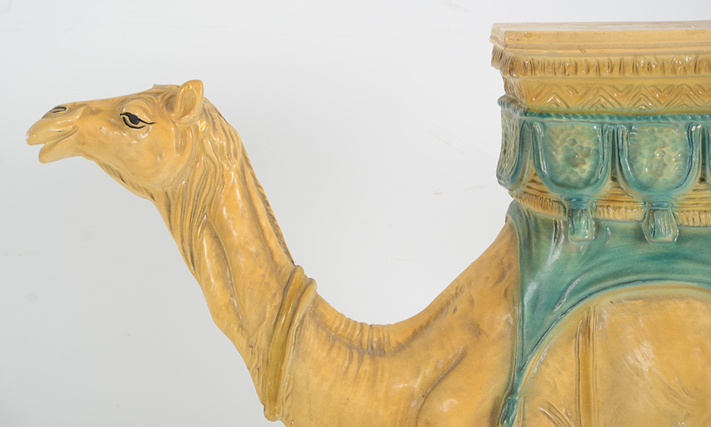 Ceramic Camel Figural Stand | EBTH