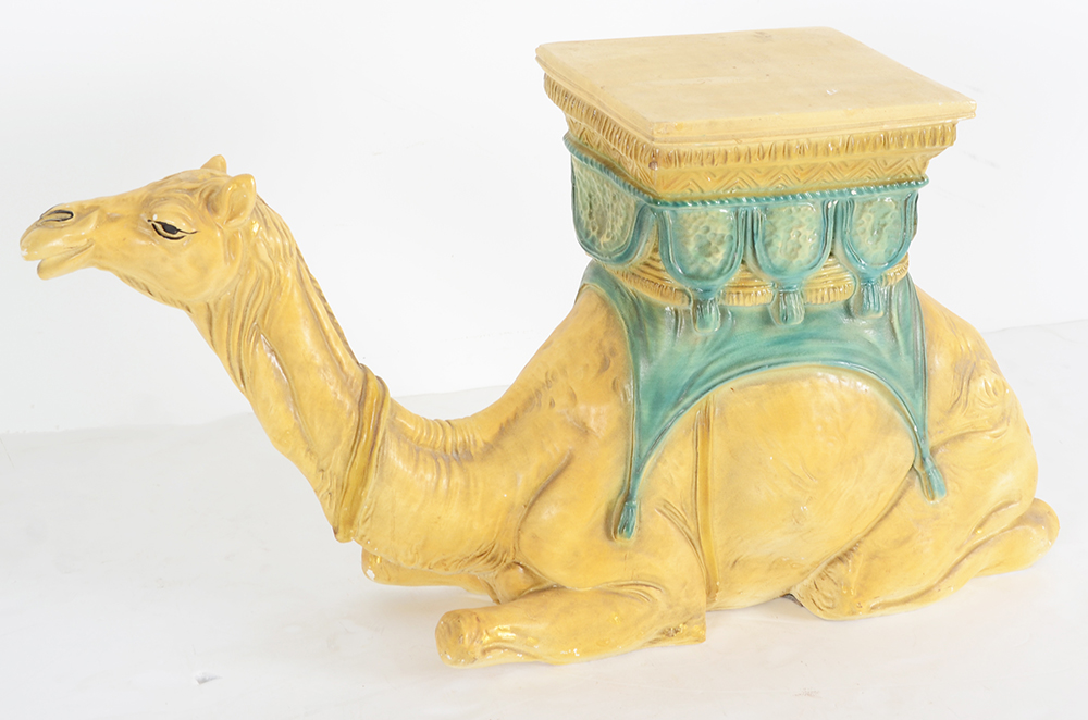 Ceramic Camel Figural Stand | EBTH