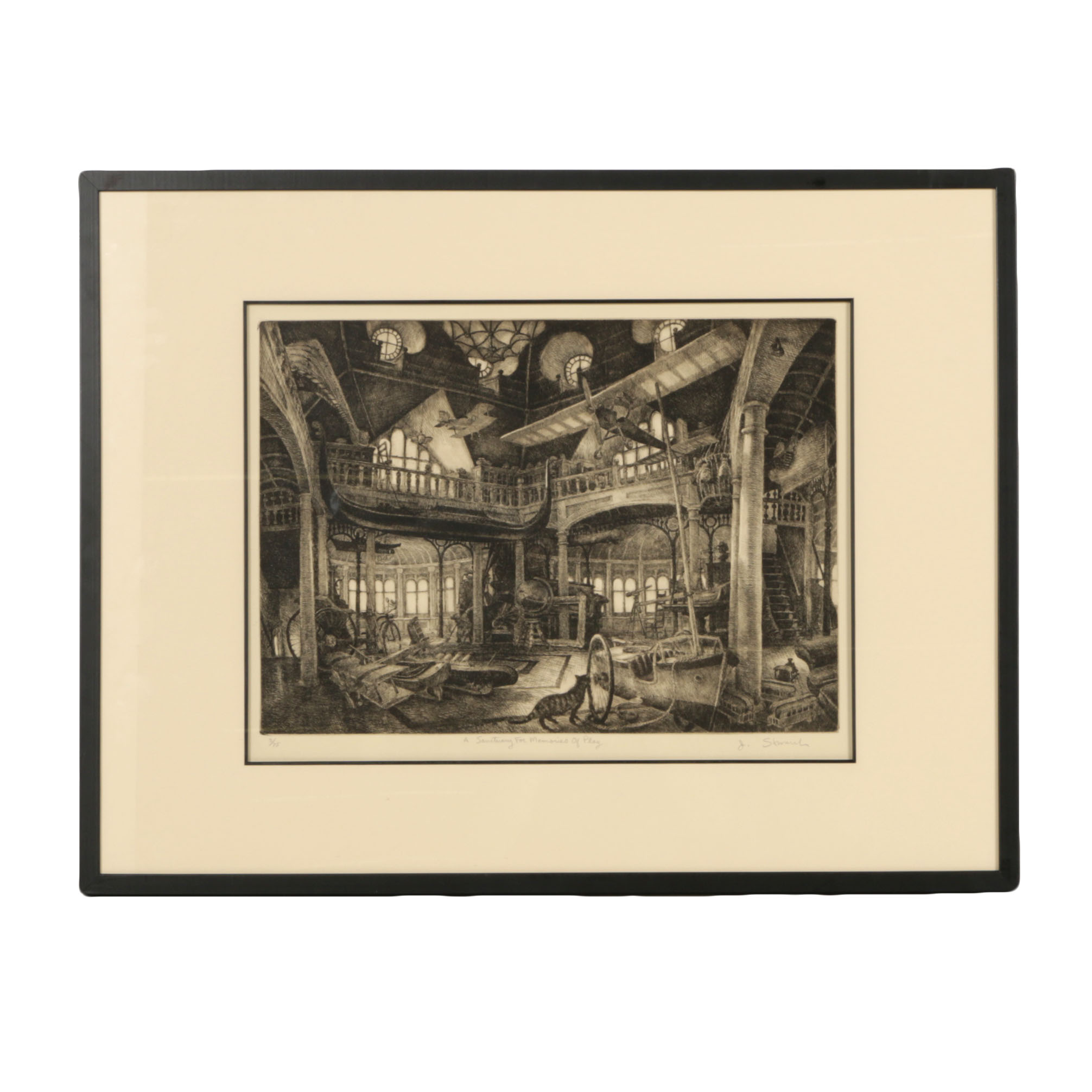 Original James Skvarch Intaglio Print | EBTH