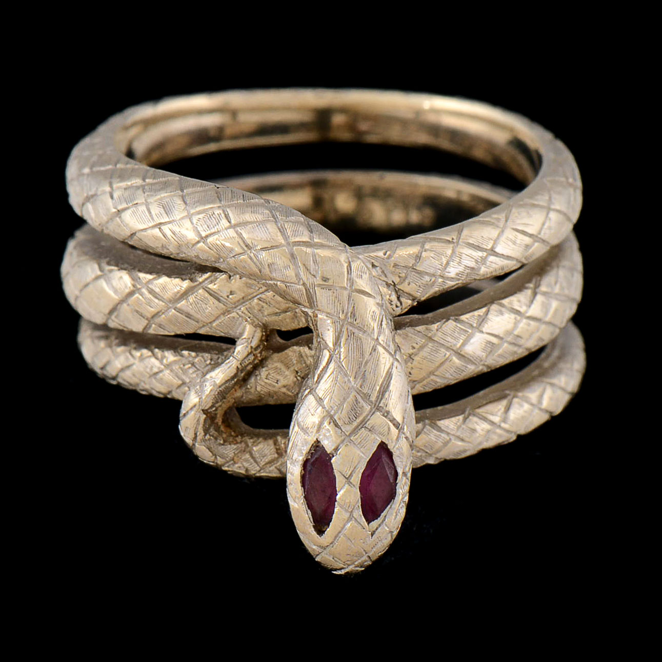 14K Gold Snake Ring | EBTH