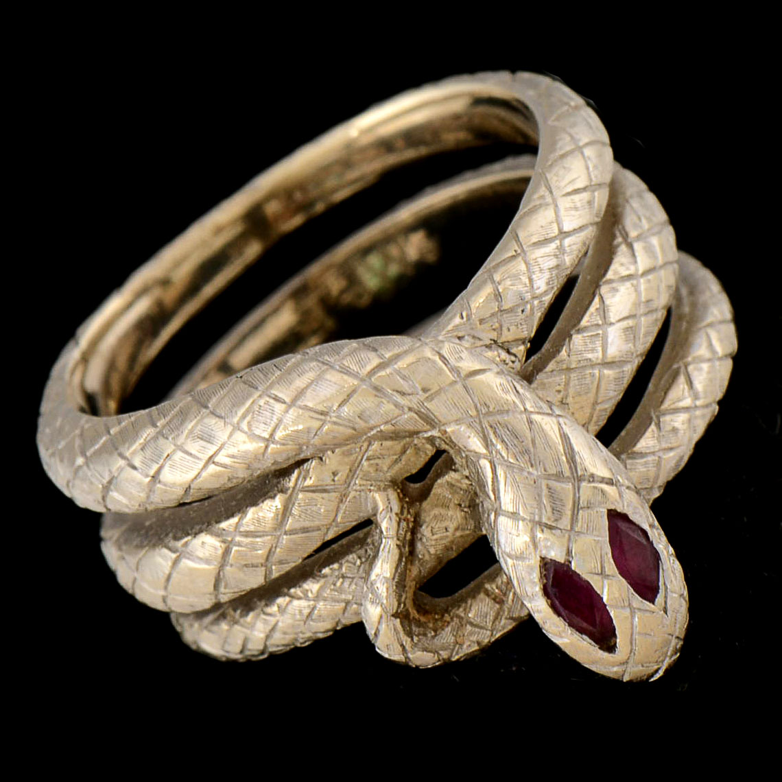 14K Gold Snake Ring | EBTH