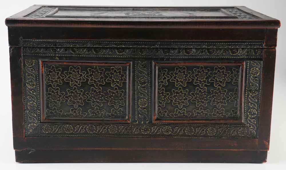 Set of Two Decorative Greco-Roman Motif Nesting Boxes | EBTH