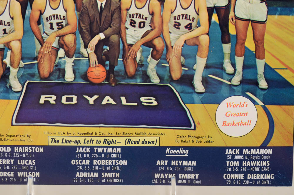 1965-1966 Cincinnati Royals Team Photo | EBTH