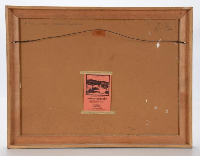 Harry Reisiger Original Acrylic "Landscape, Summer Day" - WVXU | EBTH