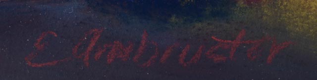 Elizabeth Armbruster Original Pastel Drawing "San Francisco" | EBTH