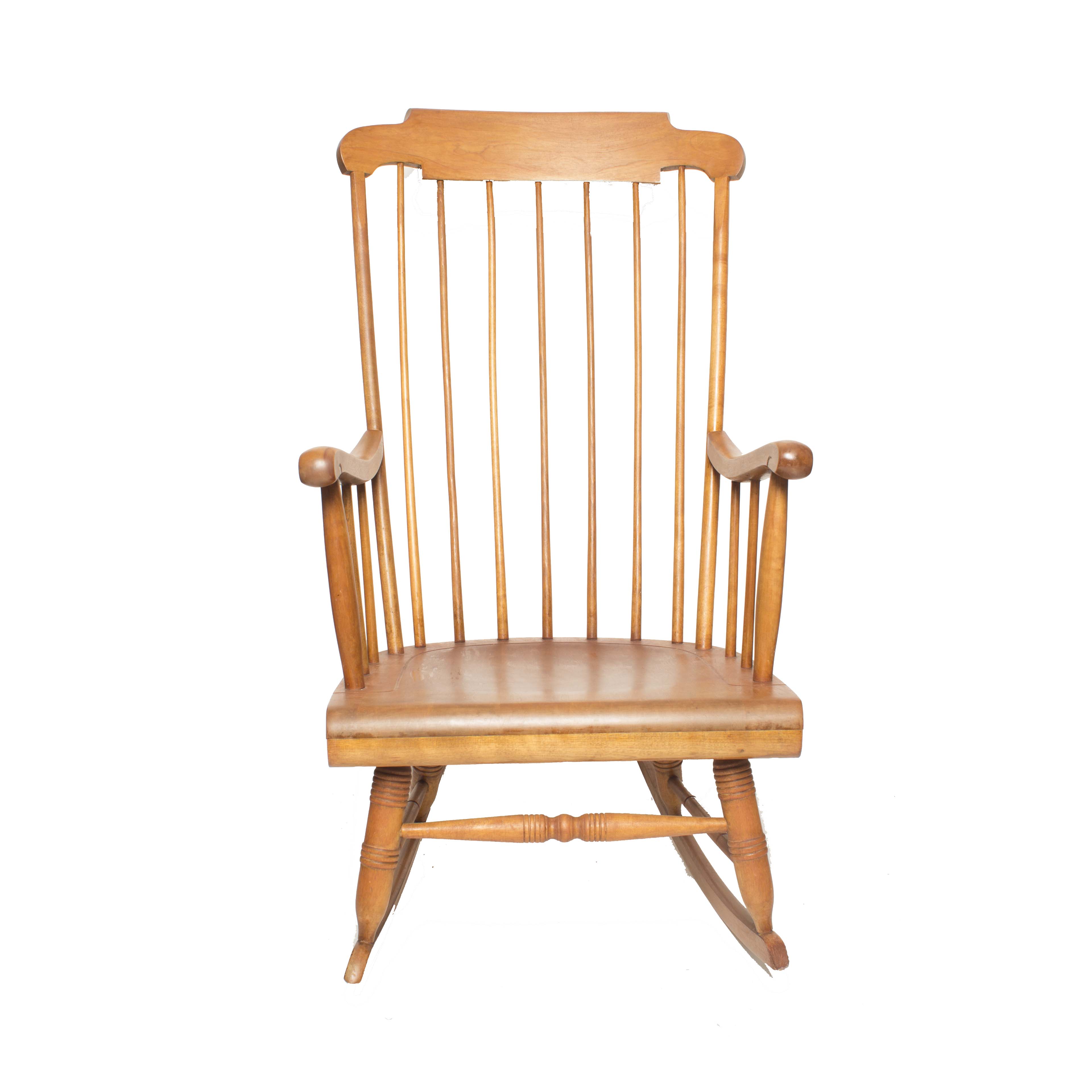 Vintage Windsor Style Rocking Chair | EBTH
