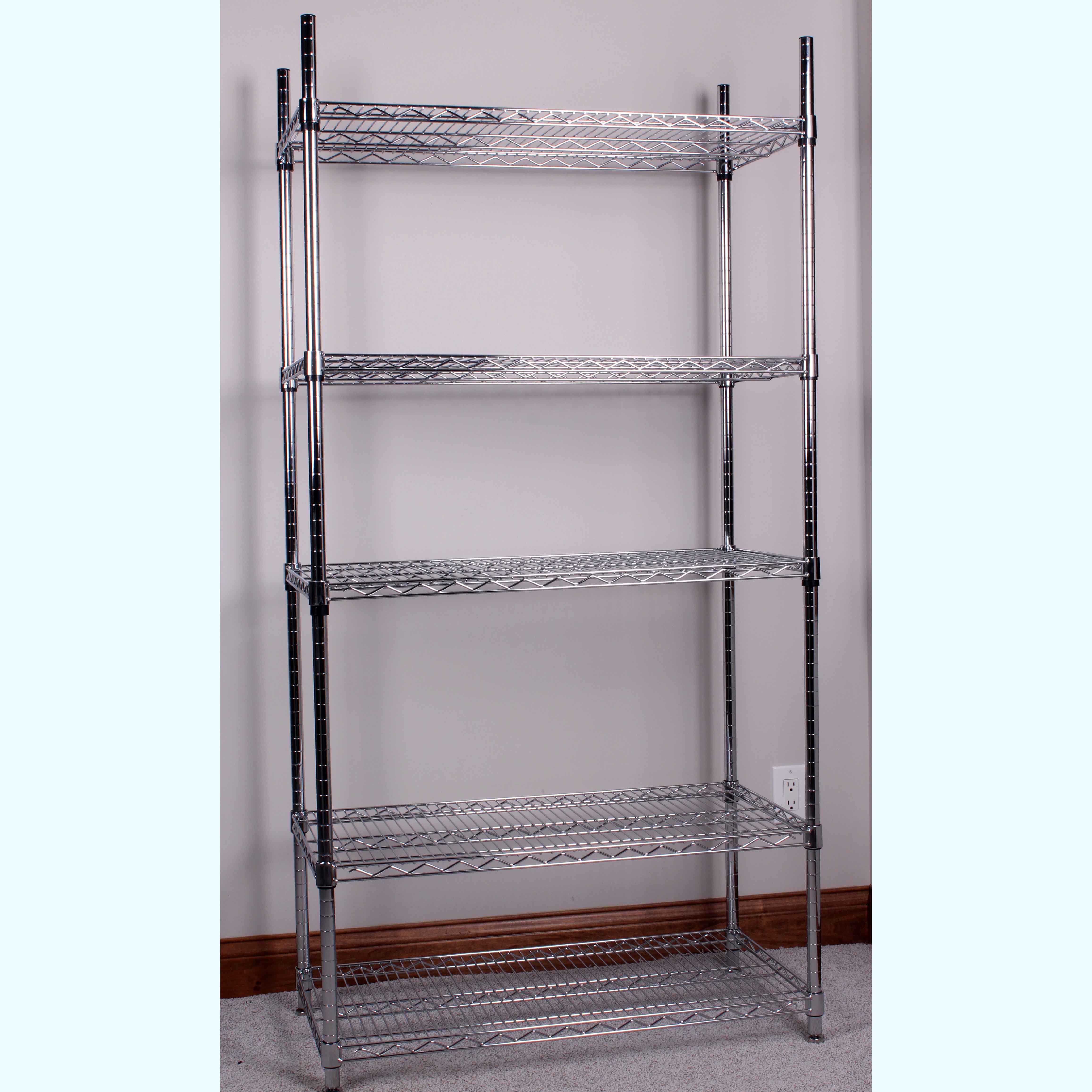 Pair of Wire Rack Shelving Units | EBTH