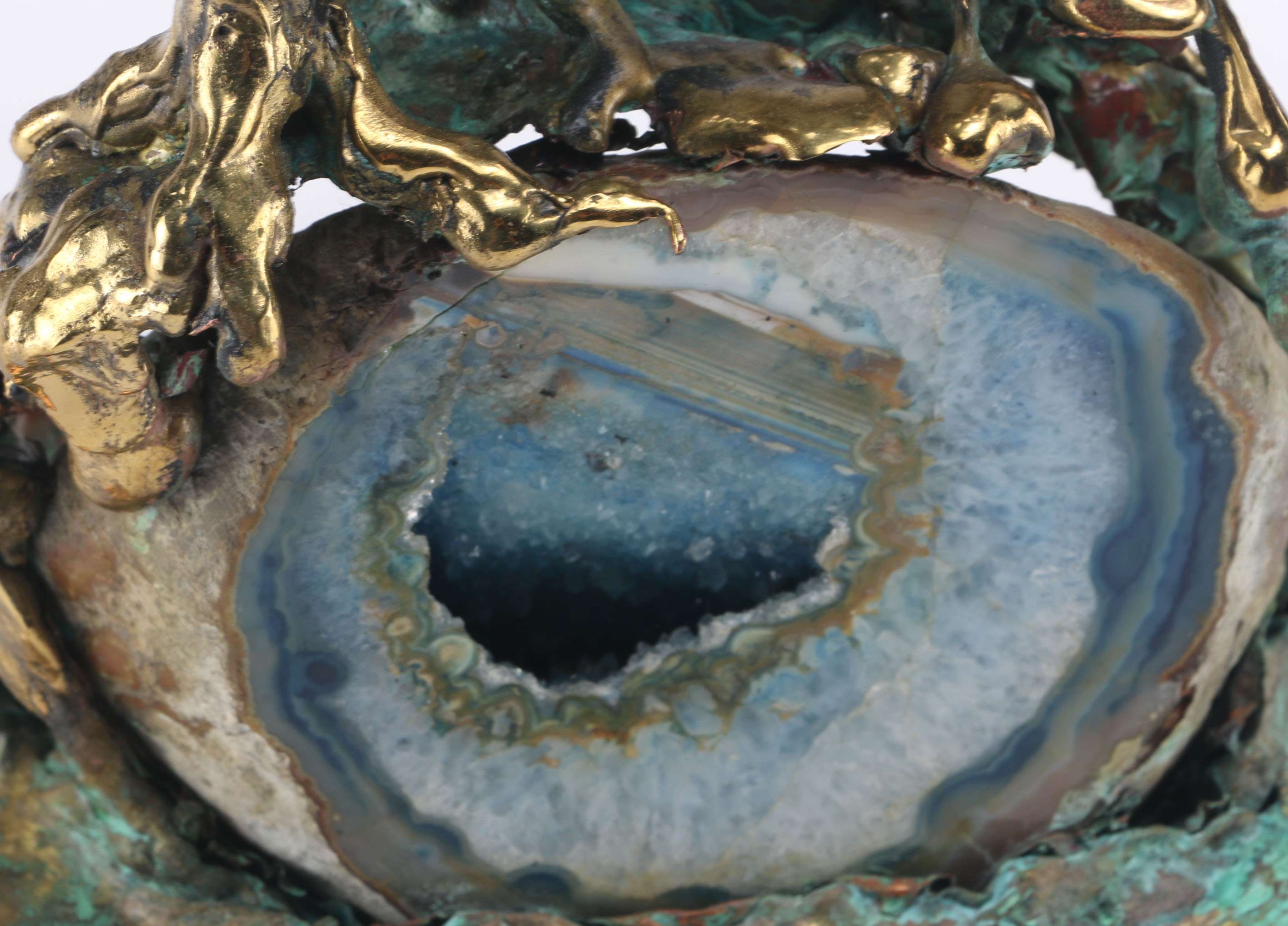 Bronze Geode Sculpture | EBTH