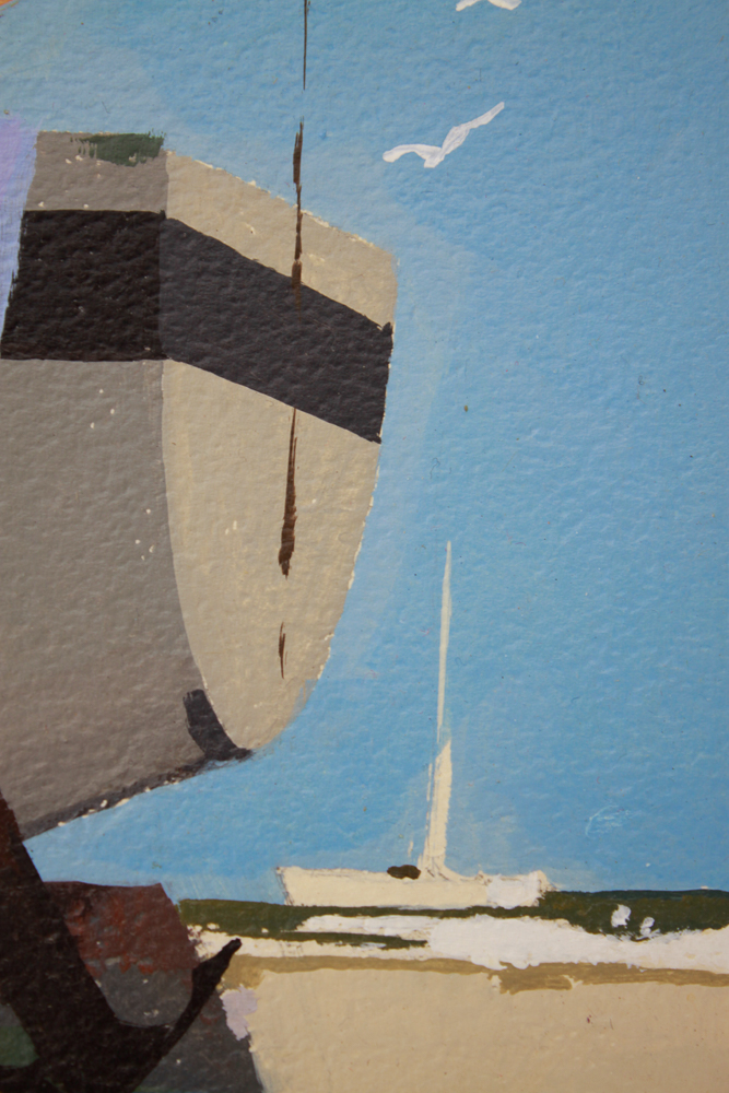 Collection of Five of Barbé Acrylic Paintings on Board | EBTH