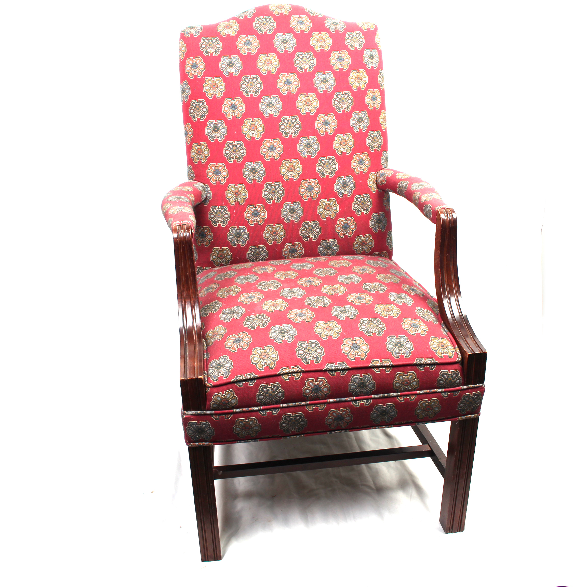 Federal Style Upholstered Arm Chair | EBTH