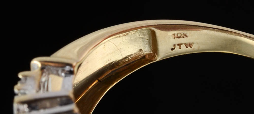 10K Gold Diamond Ring | EBTH