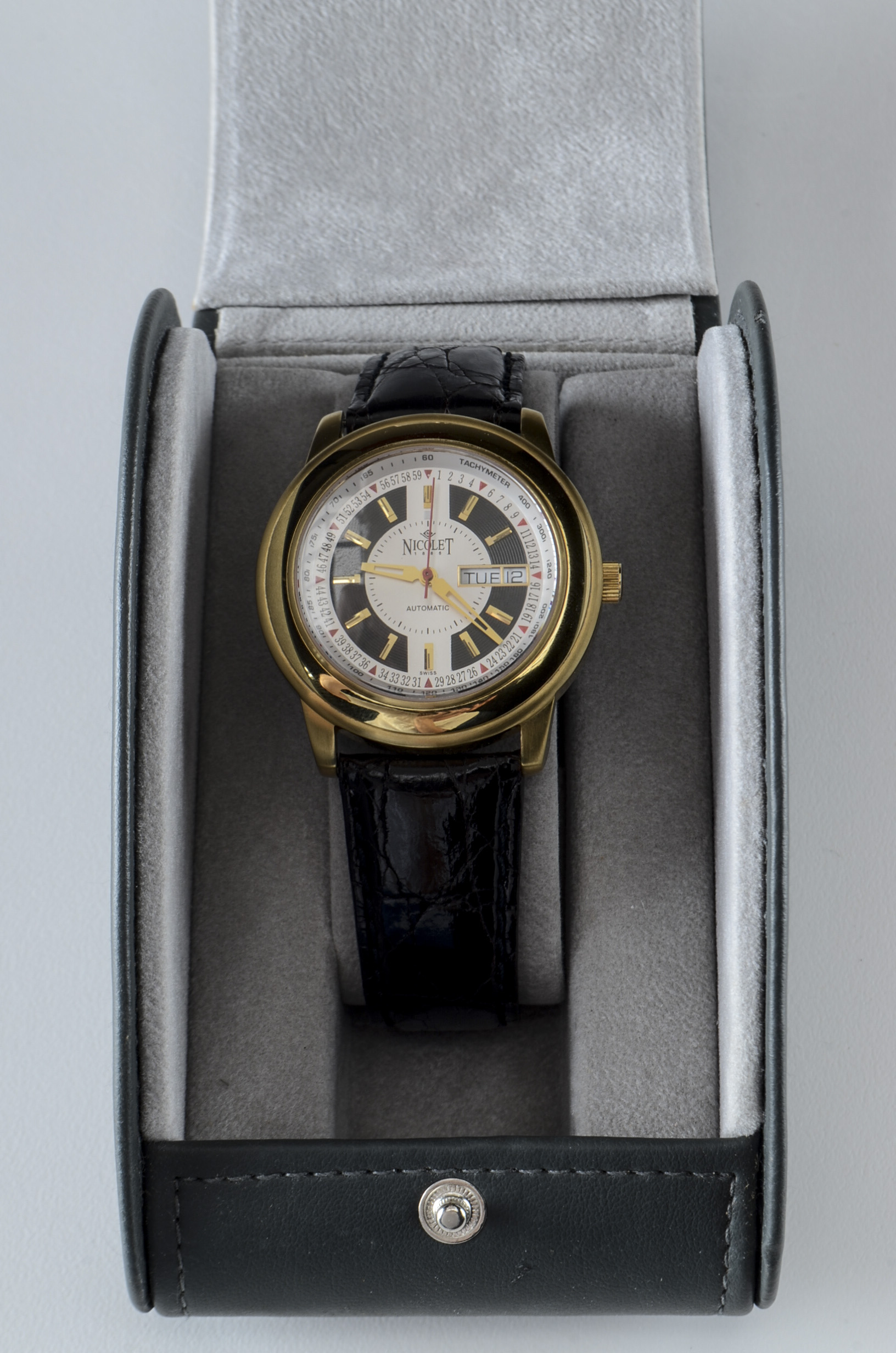 Men's Nicolet 1886 Automatic 25 Jewel Wristwatch | EBTH