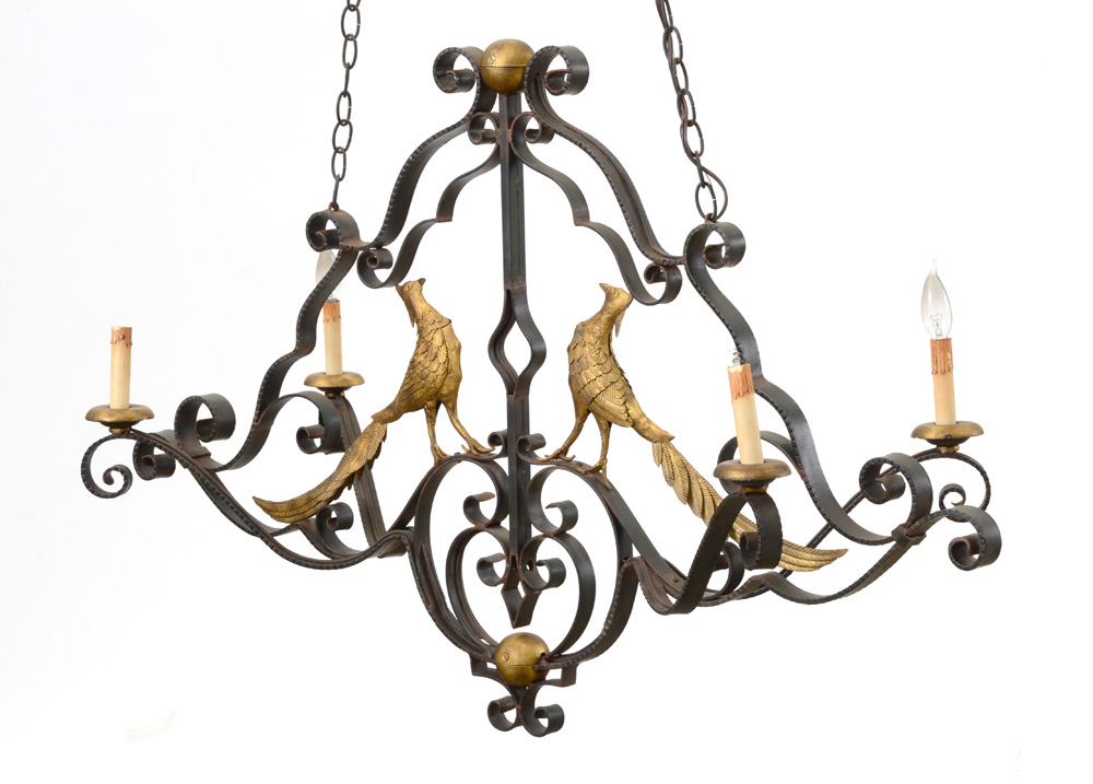 Wrought Iron Ceiling Light | EBTH