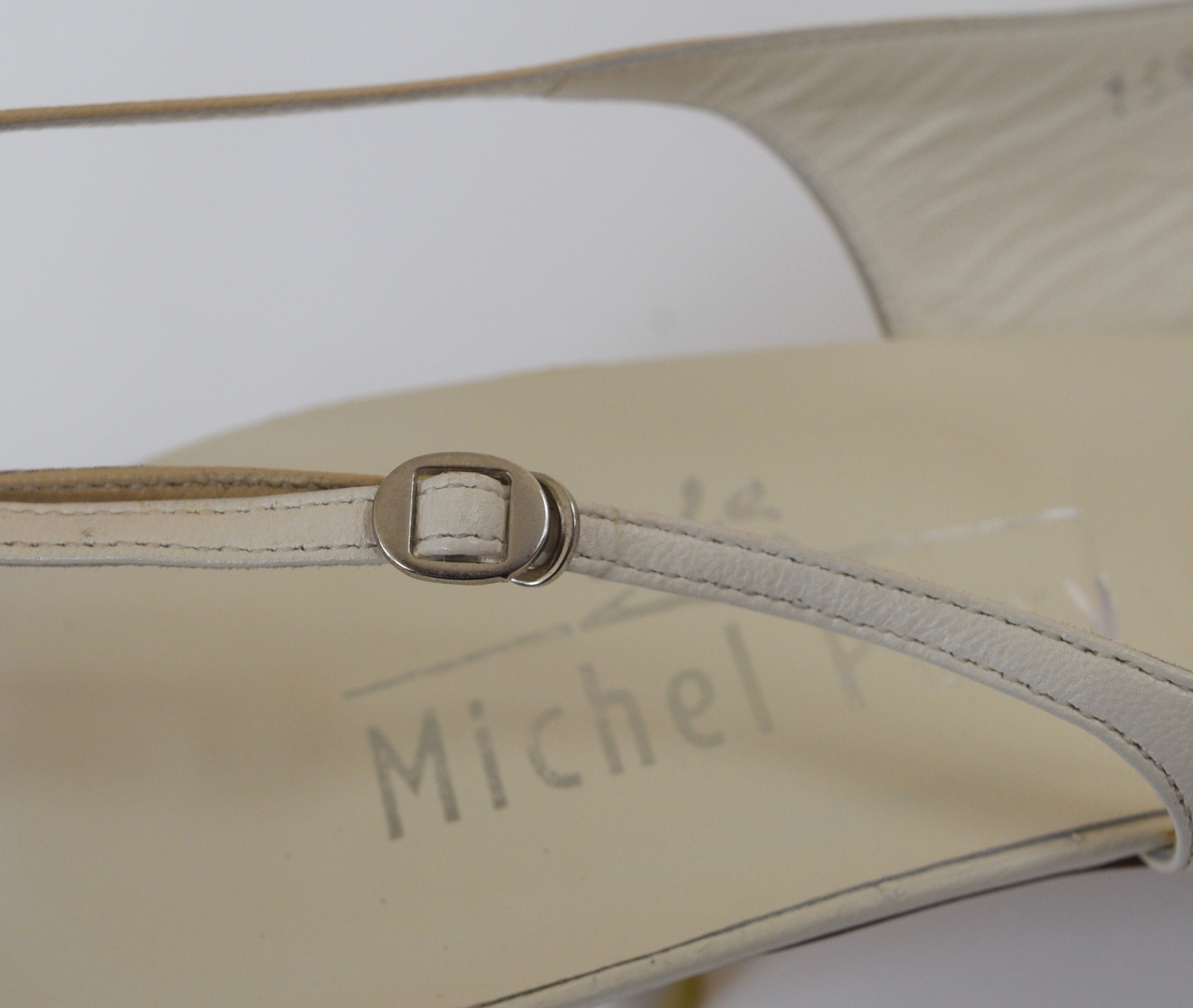 Michel Perry Capretto Italian Leather Heels | EBTH