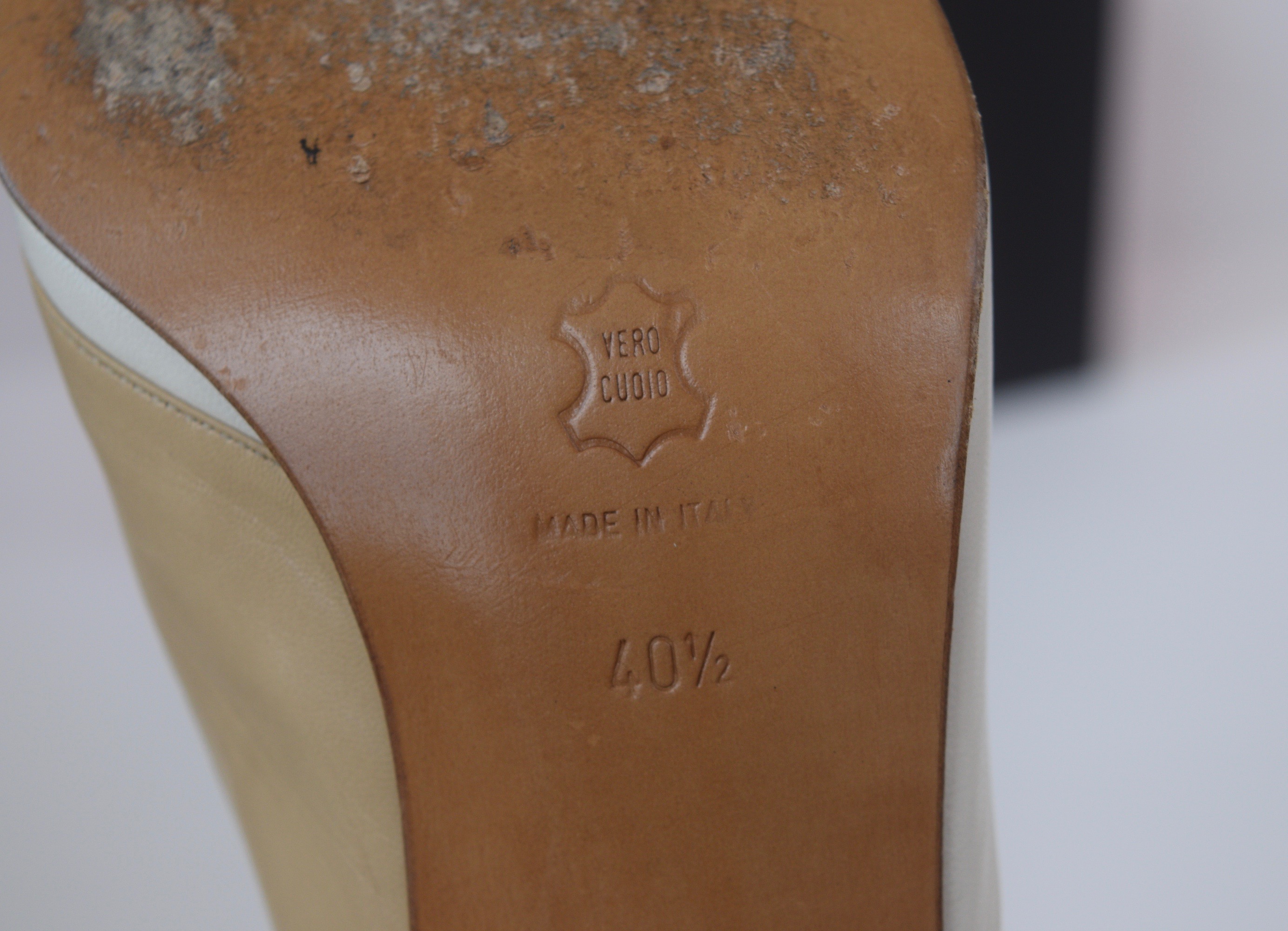 Michel Perry Capretto Italian Leather Heels | EBTH