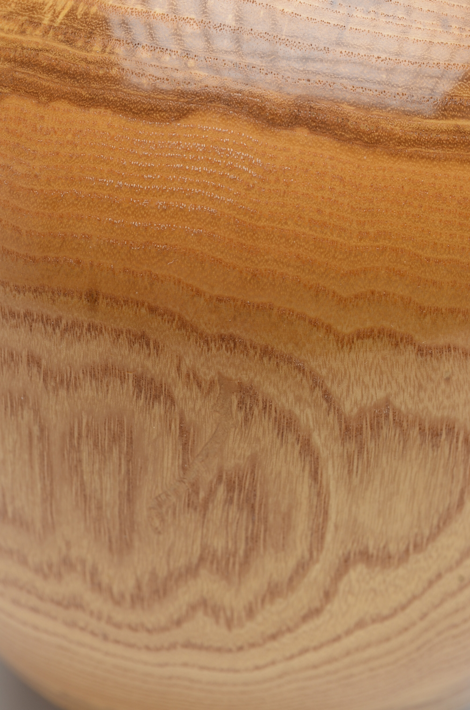 Artisan Oak Wood Lathe Turned Vase | EBTH