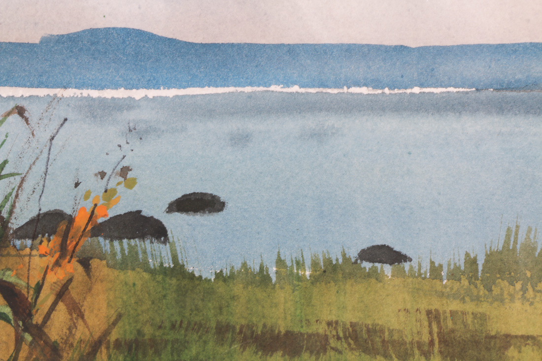 Circa 1970 Thompson Landscape Watercolor | EBTH