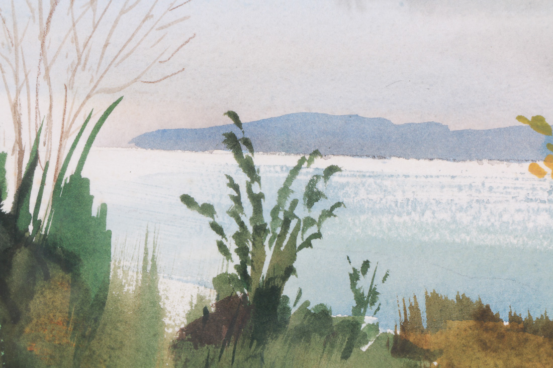 Circa 1970 Thompson Landscape Watercolor | EBTH