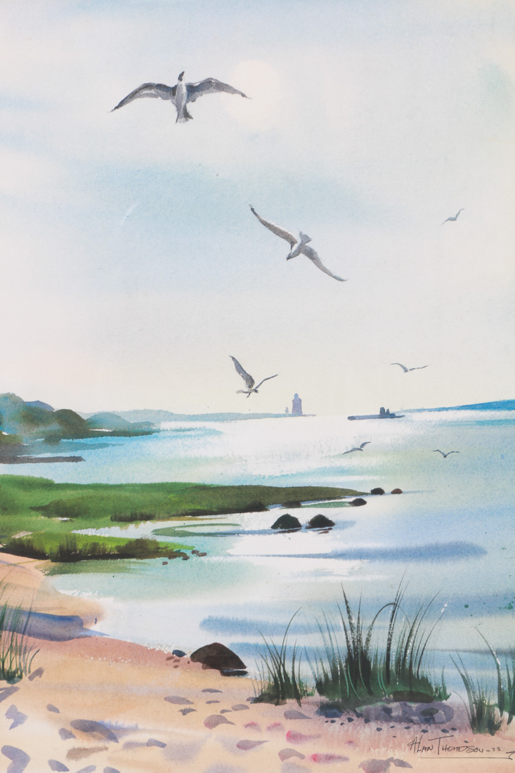 Circa 1970 Thompson Landscape Watercolor | EBTH
