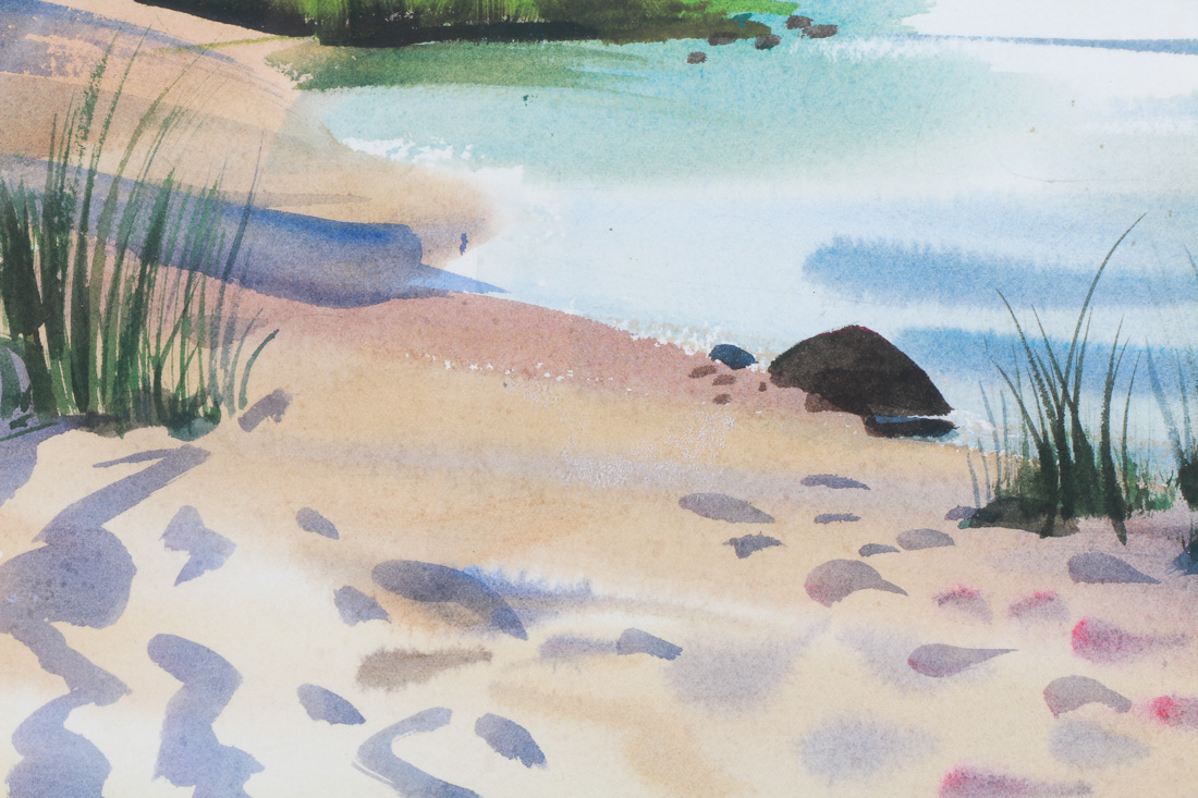 Circa 1970 Thompson Landscape Watercolor | EBTH