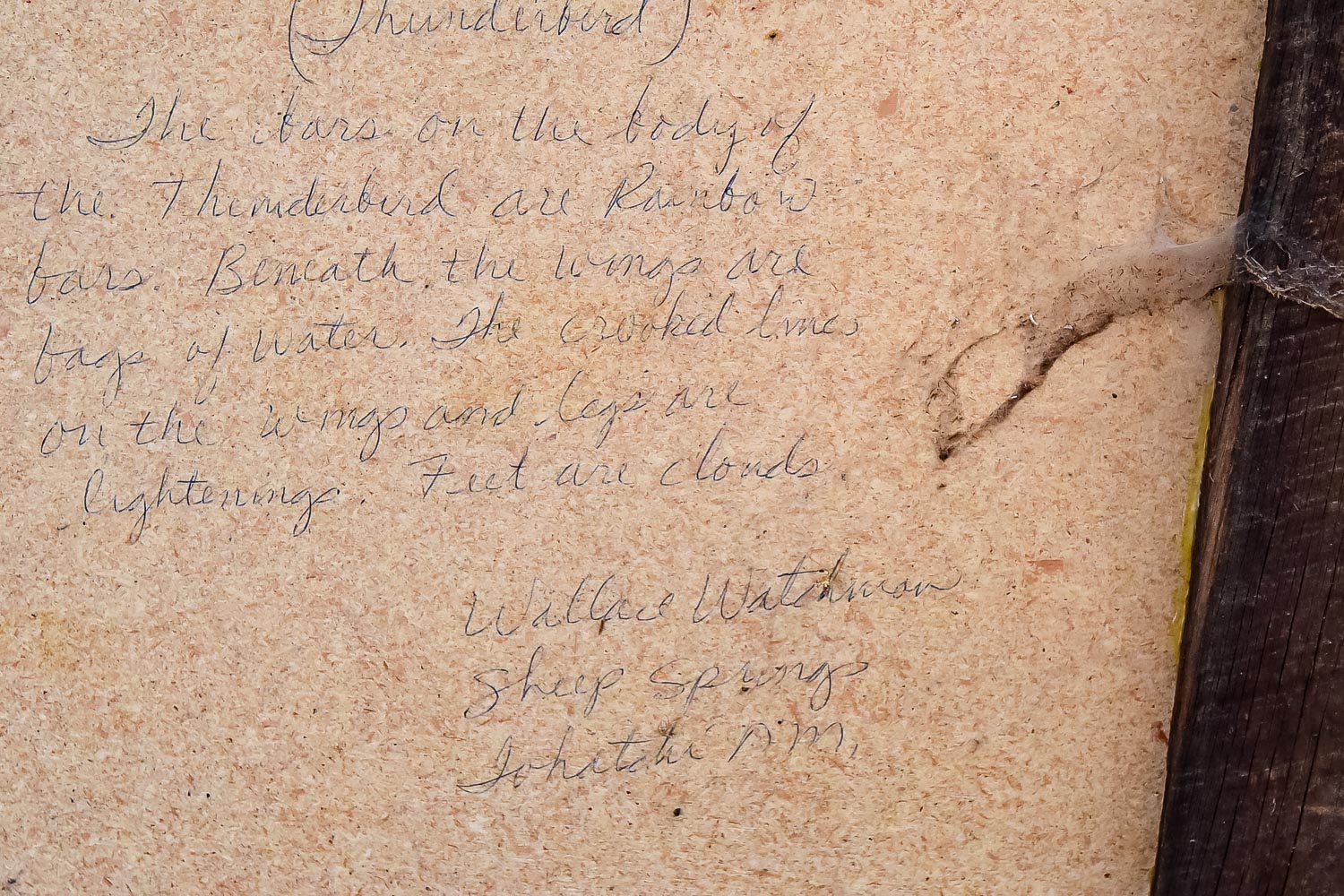 Framed Sand Painting by Wallace Watchman | EBTH