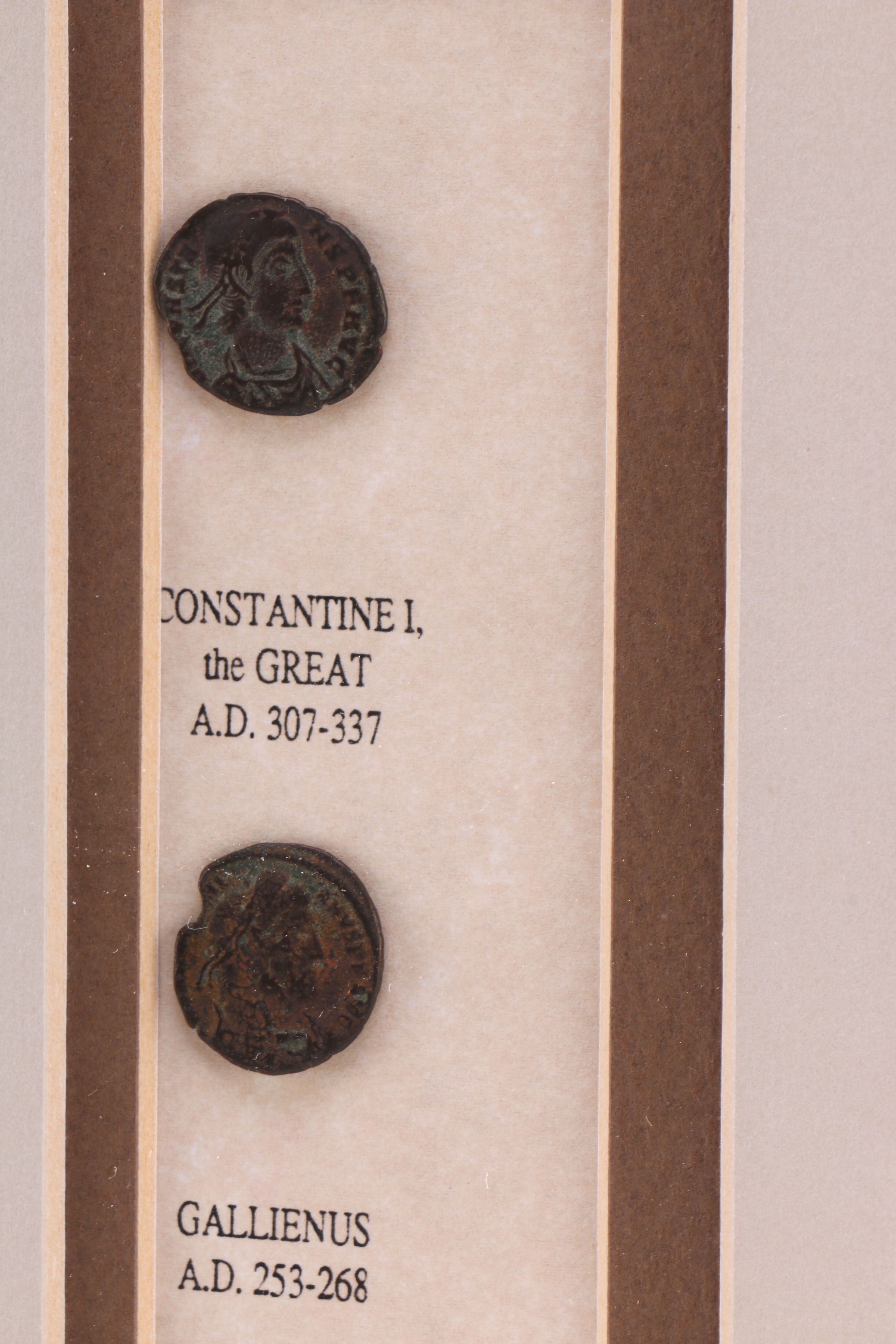 Framed "Rome's Powerful Emperors" Coin Set | EBTH