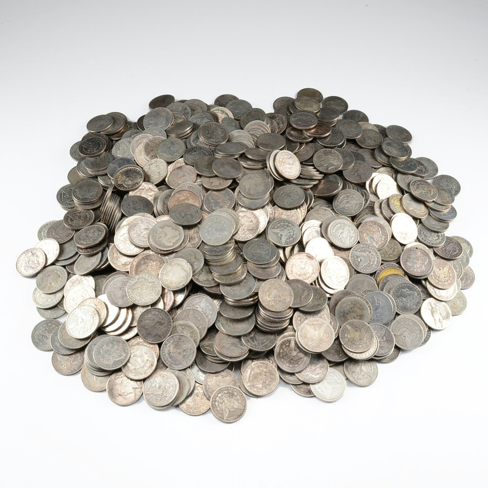 Huge Bag Of 995 Silver Dollars EBTH huge-bag-of-995-silver-dollars-ebth
