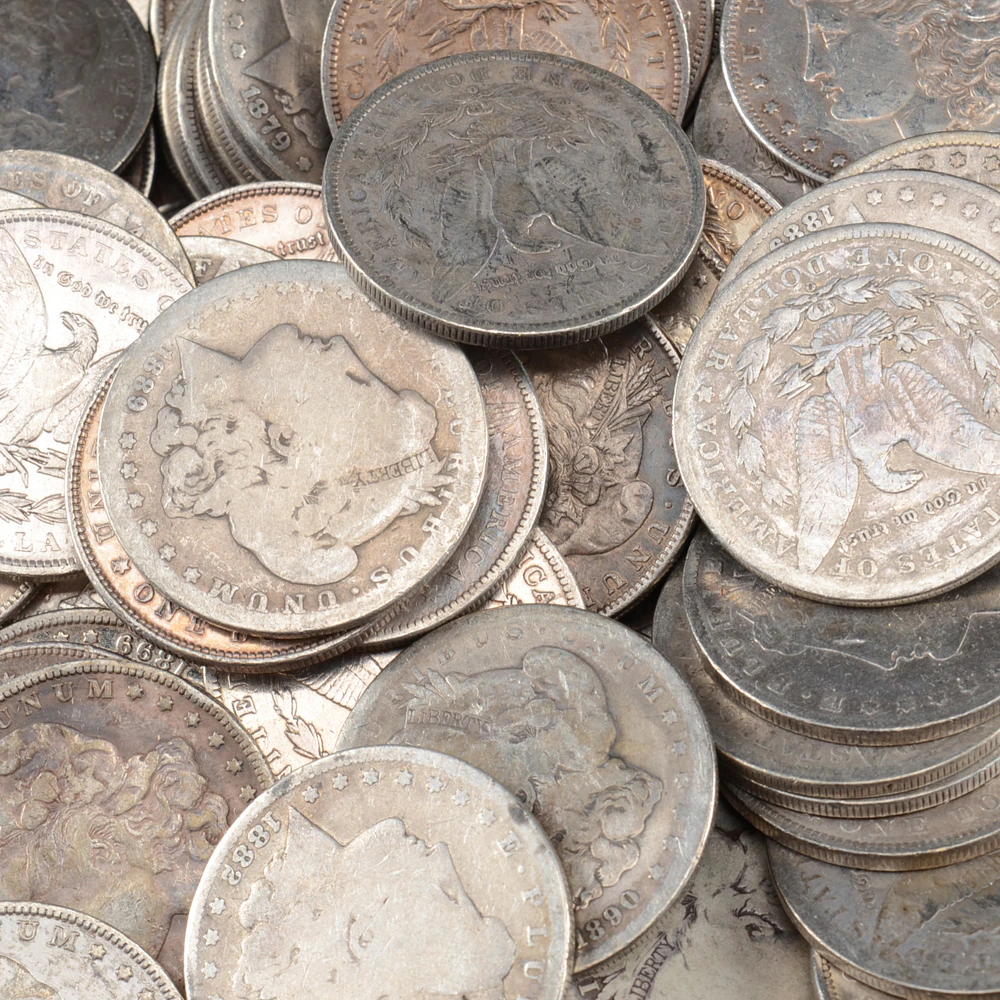 Huge Bag Of 995 Silver Dollars EBTH Huge Bag Of 995 Silver Dollars EBTH