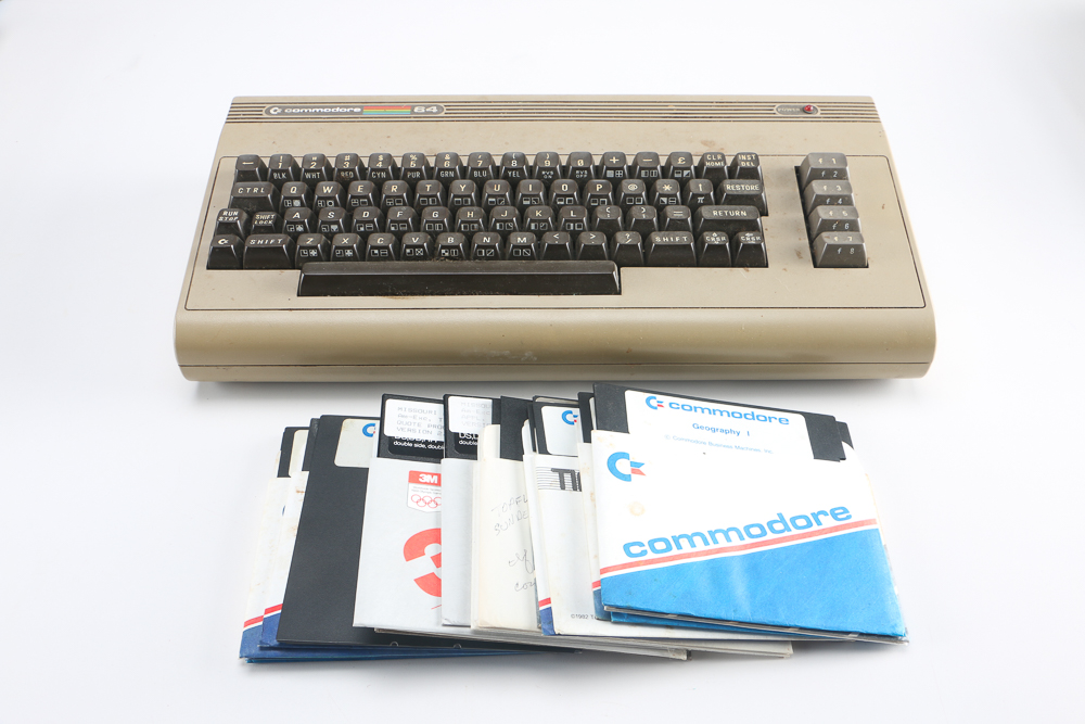 Commodore 64 with Floppy Discs and Printer | EBTH