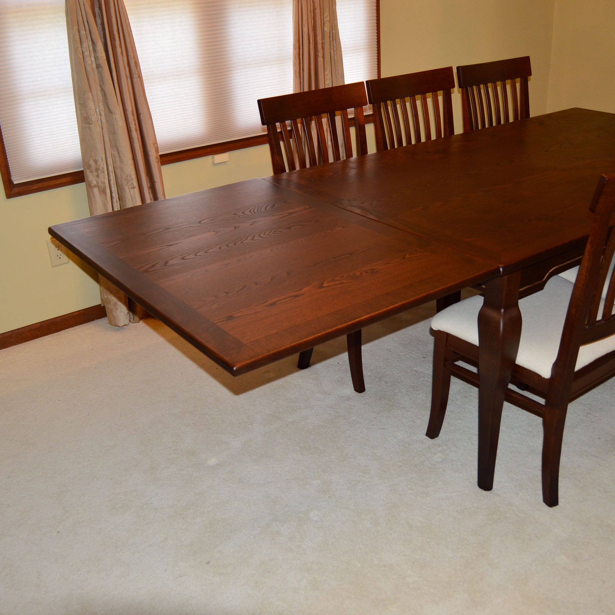 Arhaus Mission Style Dining Table And Chairs | EBTH