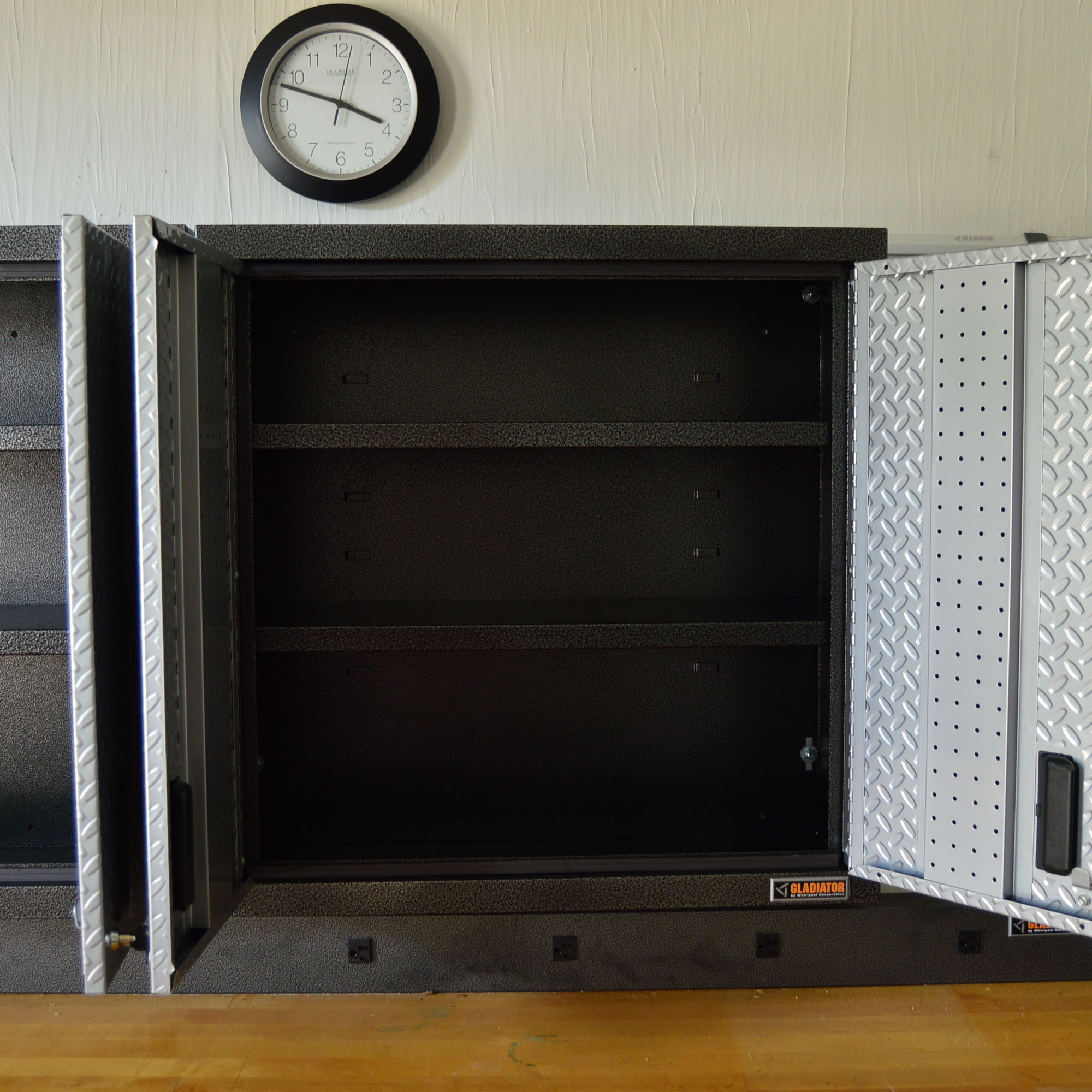 Pair of Gladiator Wall Mounted Cabinets | EBTH