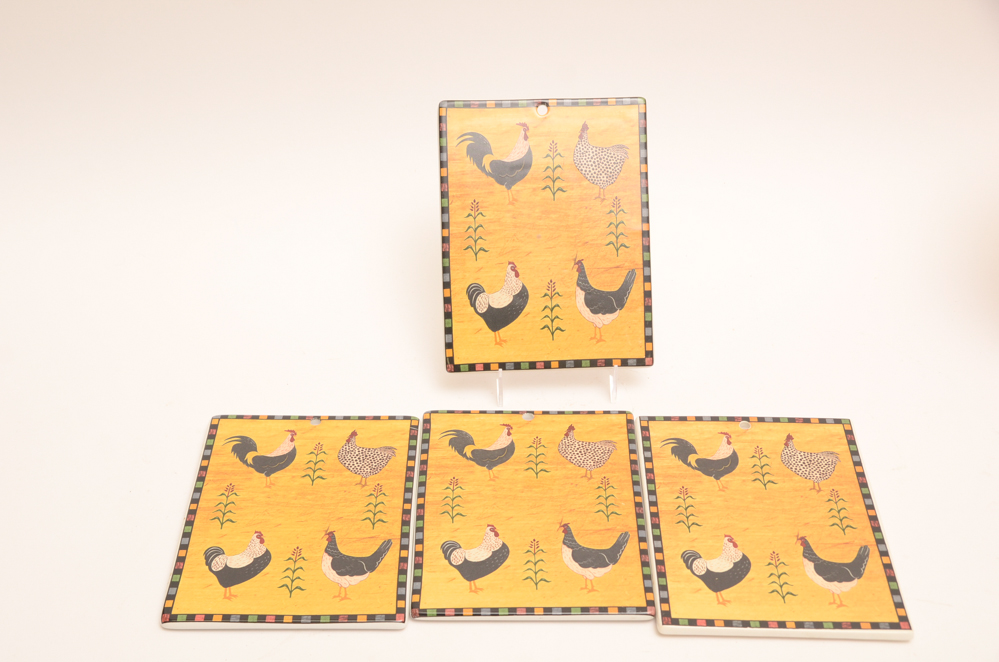 Warren Kimble Rooster Tableware Collection | EBTH